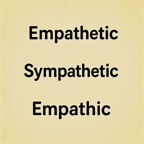 Empathetic Vs Sympathetic Vs Empathic Whats The Difference