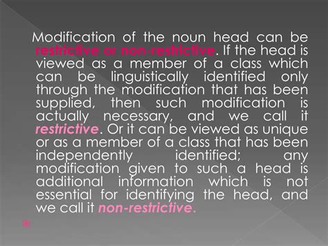 PPT Restrictive And Non Restrictive Relative Clauses PowerPoint Presentation ID