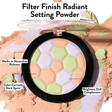 Filter Finish Radiant Setting Powder Color Correcting Pressed Powder