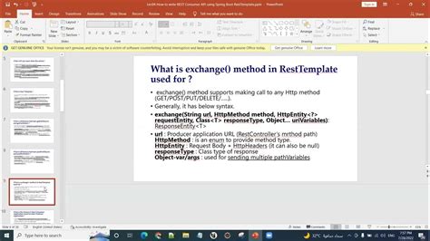 Lec04 How To Write Rest Consumer Api Using Spring Boot Resttemplate Youtube