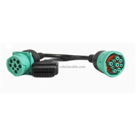 Ypp J1939 Male To J1939 Female And Obd2 Splitter Cable 1pcs