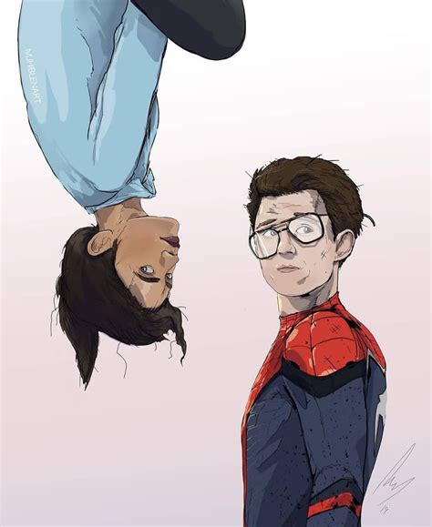 Spiderman Kiss Drawing Reference Np