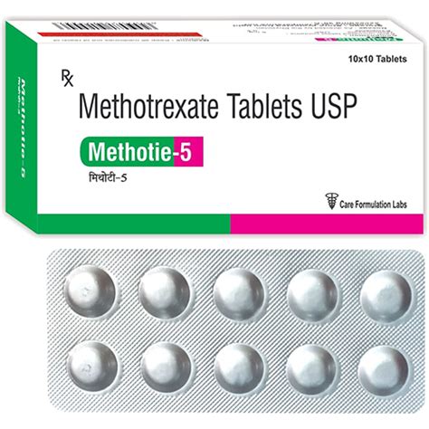 Methotie 5 Methotrexate Tablets Usp Dosage Form Tab At Best Price In Delhi Care Formulation