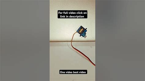 Best Video For Servo Motor Experiment Automobile Electric