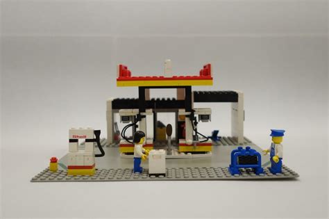 Lego Legoland Lego Shell Service Station Set 6378 Lego Race Car