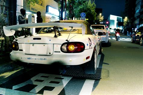 2014年2月28日撮影 秋葉原痛車ストリート ゆるゆり仕様NB型マツダロードスター