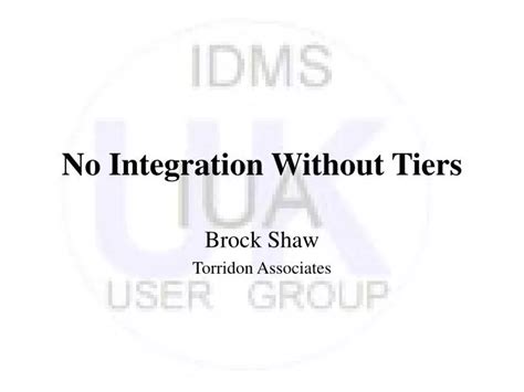Ppt No Integration Without Tiers Powerpoint Presentation Free Download Id 529477