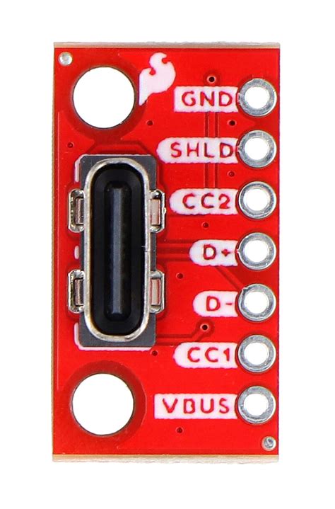 Modu Z Gniazdem Usb Typu C Z Cze Pionowe Sparkfun Bob Sklep
