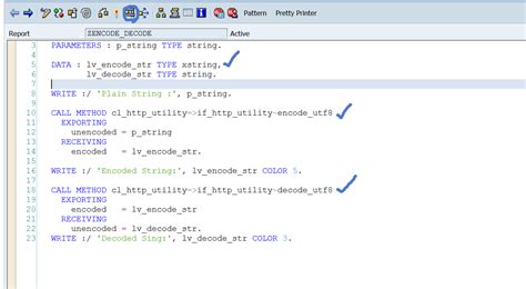 Encode And Decode String For Security Reason In Sap Utf8 Format Sapcodes