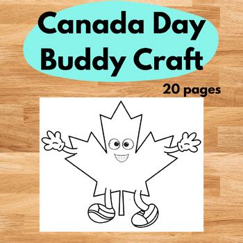 Canada Day Buddy Craft Cut And Paste Bulletin Board Coloring Writing