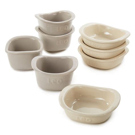 Berghoff Balance Stone 8pc Square Ramekin Set