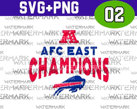 Buffalo AFC East Champions SVG For Sublimation Bills Champions Division SVG Etsy