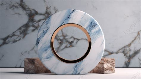 놀라운 3d 렌더링 배경에 파란색 대리석 원과 구리 프레임 추상 나무 모양 대리 배경 놀라 배경 현대 프레임 배경 이미지 Hd 대리 놀라 현대 프레임 배경 사진