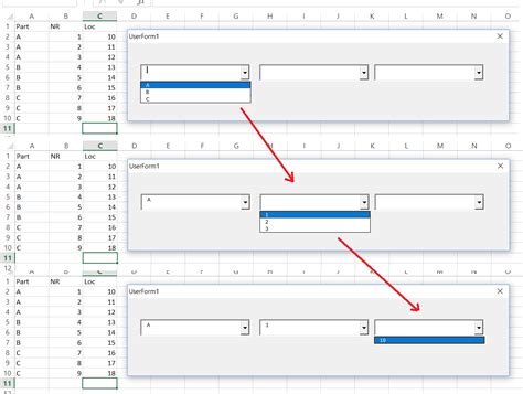 Excel How To Not Get Repeated Namescolumn A Appear In Combobox And