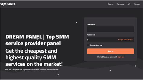 Dream Panel Top Smm Php Script Download Themesave