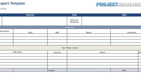 Status Report Template Software Engineering