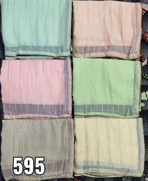 595 Colour By Asliwholesale Designer Soft Fancy Work Sarees
