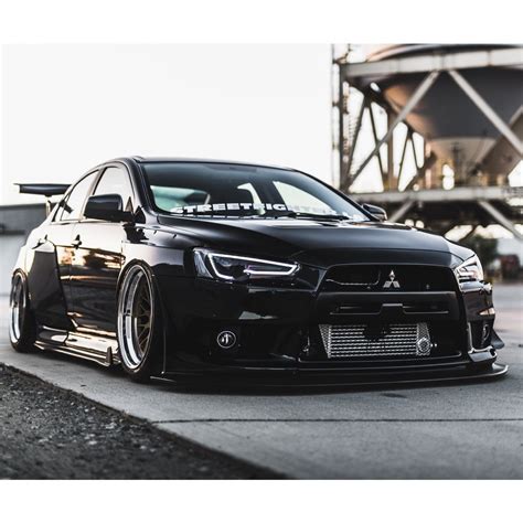 2008 2015 Mitsubishi Lancer Evo X Wide Body Kit Sfxla Evox Aerokit