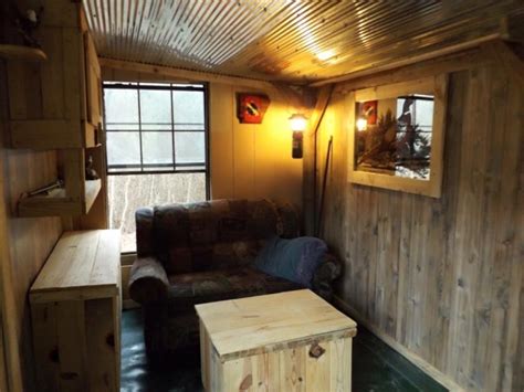 Patio Cabin With Wood Pallets Pallet Ideas