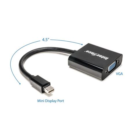 Interface Mini Display Port Male To VGA Female Active Adapter