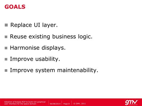 Ppt Adoption Of Eclipse Rcp To Build Rich Gui For The Space Domain