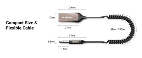 Ugreen 70601 Bluetooth Aux Adapter, Price in Lebanon – 961souq.com