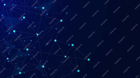Premium Vector Abstract Geometric With Polygonal And Dots Lines