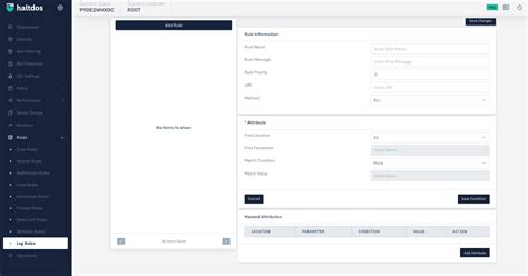Log Rules Haltdos Docs