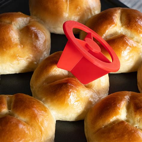 3 Clover Leaf Bread Roll Stamp Clover Leaf Dinner Roll Stamper Stamp In Pan Bread Stamps