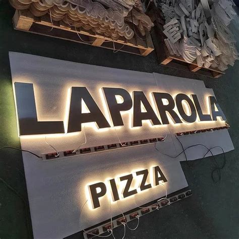 Custom Led Business Logo 3d Illuminated Letters Led Backlit Sign Busi