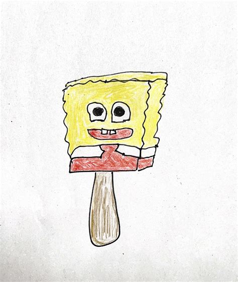 Spongebob Ice Cream Drawing R Bikinibottomtwitter