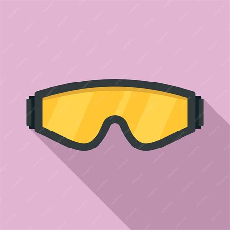 Premium Vector Safety Glasses Icon Flat Illustration Of Safety