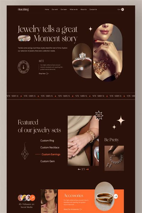 Jewelry Store Landing Page Jewelry Website Design Custom Web Design Web Design Tips