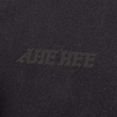 Ahehee Ahehee アヘヘ ロゴ プルオーバーパーカー Black ブラック Tricolor Works 通販