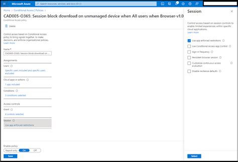 Blocking Downloads In Sharepoint Using Conditional Access Policies Chris Sonko Tech Blog