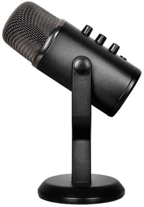 Msi Immerse Gv60 Usb Type A Multi Mode 24 Bit 96khz Black Desktop Streaming Microphone Wootware