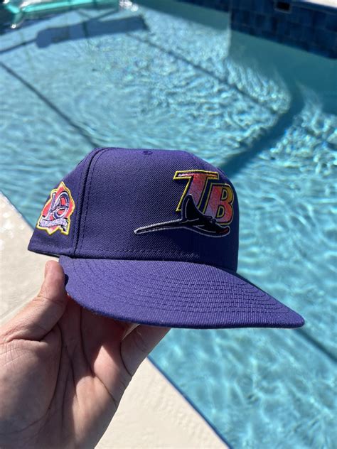 Hat Club × Mlb × New Era Tampa Bay Devil Rays Hat Club Exclusive Fitted
