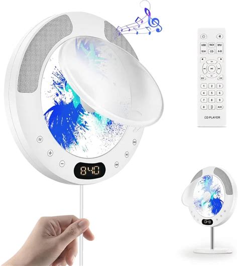 Circular Cd Player With Bluetoothportable Cd Player With Table Stand