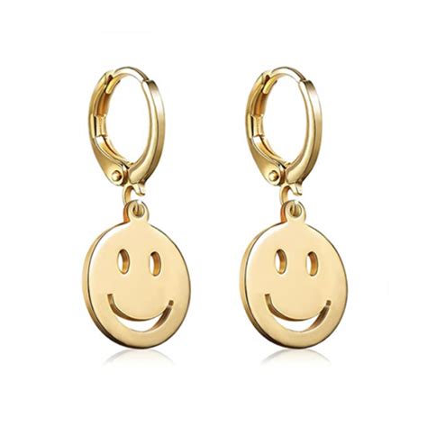Huggie Hoop Charm Earrings Foxy Custom