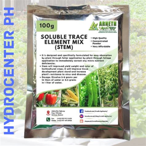 Soluble Trace Element Mix Stem 100g Sachet And Generic Trace Elements
