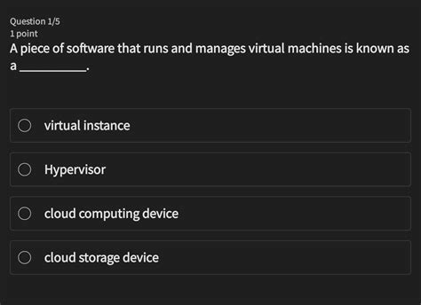 Solved Question 151 ﻿pointa Piece Of Software That Runs And