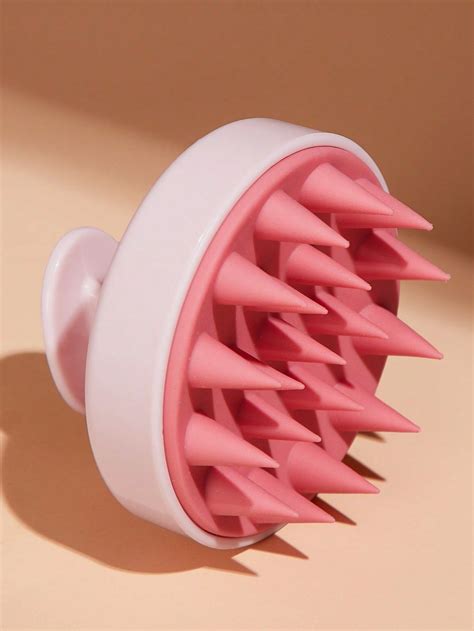 Shein Basic Living 1pc Scalp Massager Shampoo Brush Scrubber With Soft