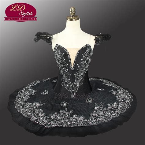 Black Swan Lake Professional Ballet Tutu Women Classical Ballet Tutu Adult Pancake Tutu Platter