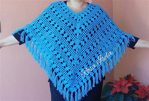 Poncho Calado A Crochet Paso A Paso Proyectos En Casa