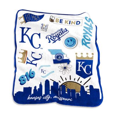 Mlb Royals 50 X 60 Native Raschel Throw Blanket F52824478 Ebay