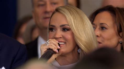 Video See Carrie Underwood Perform ‘america The Beautiful At Trumps