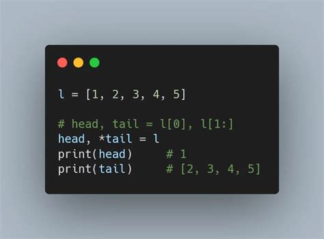 Unpacking With Starred Assignments Pydont 🐍 Mathspp