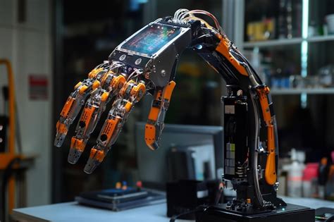 Exploring Robotic Arms With Precise Motion Control Generative Ai Premium Ai Generated Image