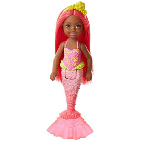 Barbie™ Dreamtopia Chelsea™ Mermaid Doll 65 Inch With Coral Colored