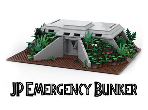 Lego Moc Jp Emergency Bunker By Jpbrick Rebrickable Build With Lego